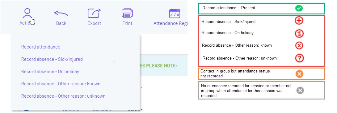 How to Use The Attendance Register – LoveAdmin