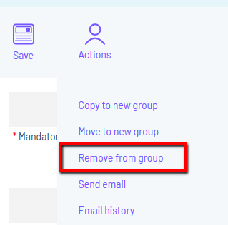 How Do I Remove a Person from a Group When in Their Record? – LoveAdmin